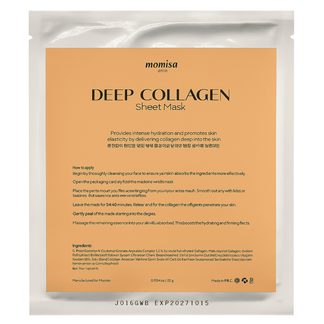 Momisa Glow Box: Deep Collagen, Vitamin C & Hyaluronic Acid Masks Set